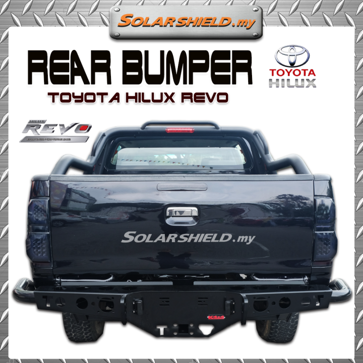 Toyota Hilux Revo Rear Bumper 4X4 Bumper 4X4 Rear Bull Bar 4X4 Besi ...