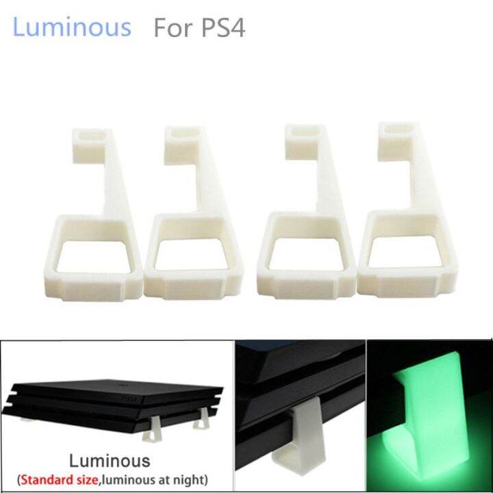 For Playstations 4 PS4 Pro Feet Stand Console Horizontal Holder Cooling ...