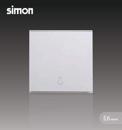 Simon E6 Series Doorbell Switch - White Color | Lazada