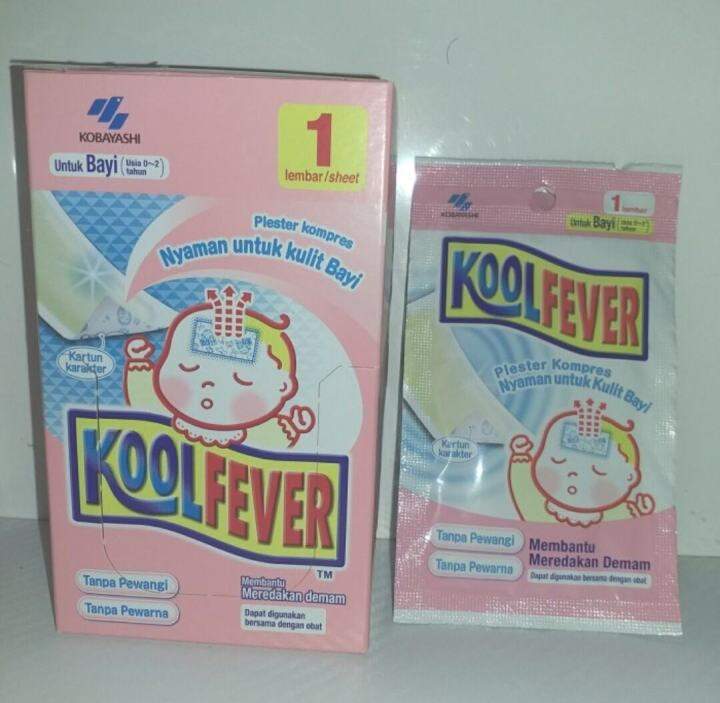 Kool fever KOOLFEVER bayi mirip bye bye fever 1 lembar plester kompres ...