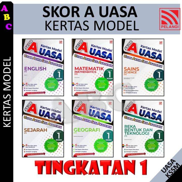 Skor A Kertas Model Uasa Tingkatan 1 Kssm English Geografi Sains Rbt