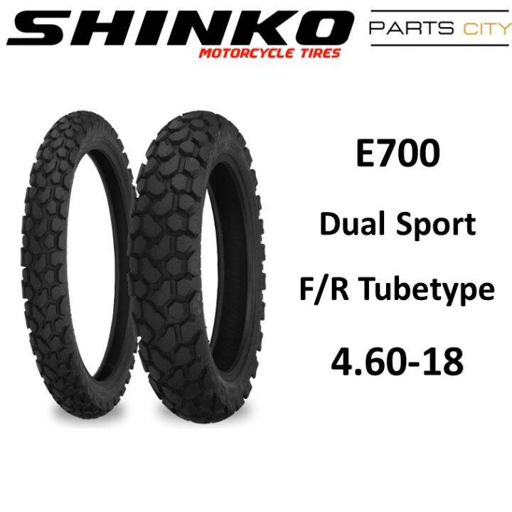 Shinko Tires E700 4.60-18 F/R TT | Lazada PH