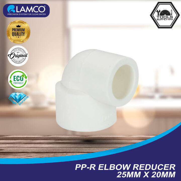 LAMCO PREMIUM QUALITY PPR ELBOW REDUCER 25mm x 20mm | Lazada PH