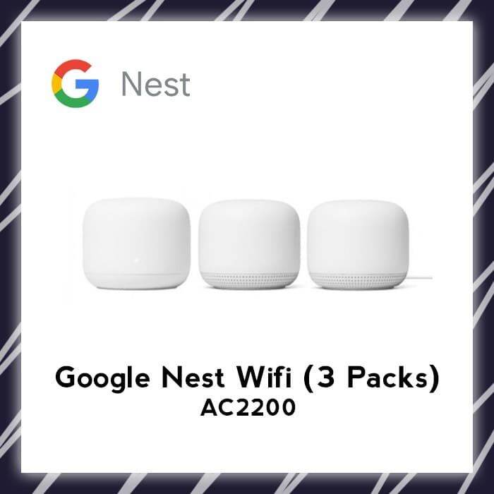 Google Nest WiFi Router 2nd Gen ( 3 pack ) | Lazada Indonesia