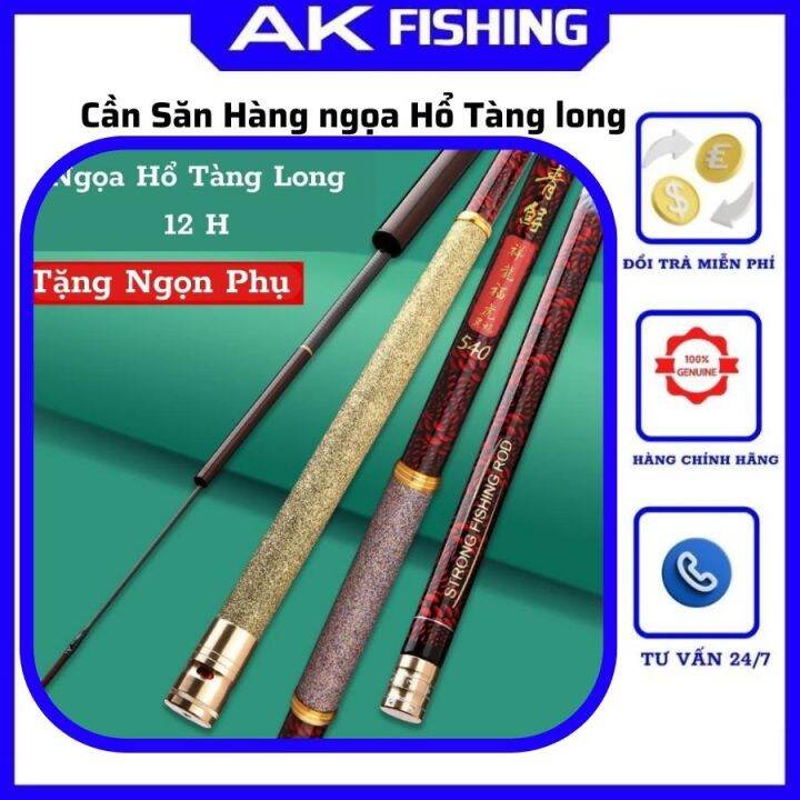 Cần câu đài Ngọa Hổ Tàng Long 12H TẢI Tĩnh 5kg chuyên săn hàng chính ...