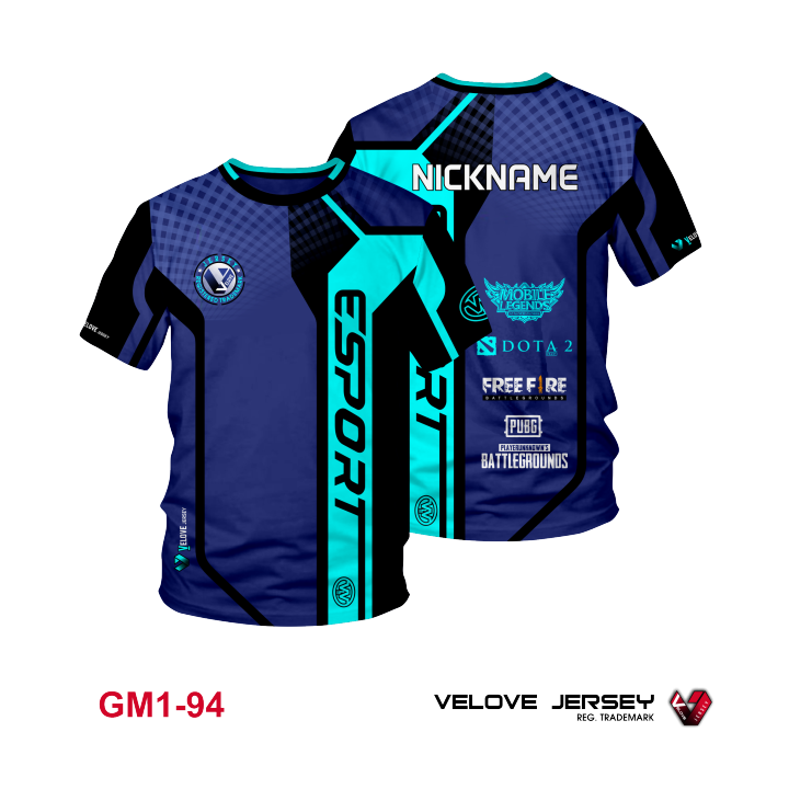 Baju Game / Jersey Gaming Terbaru Printing Digital Esport 2022 | Lazada ...