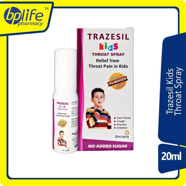 Trazesil Kids Throat Spray 20ml | Lazada