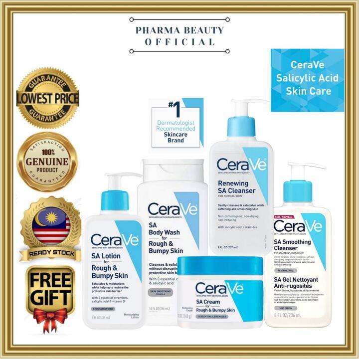 Cerave SA Salicylic Acid Skincare Range | Lazada PH