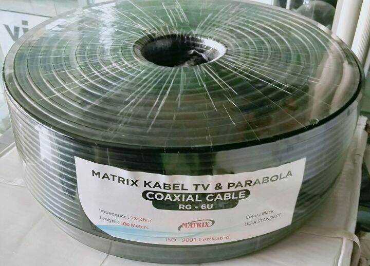 Kabel Coaxial RG6U MATRIX 300 Meters | Lazada Indonesia