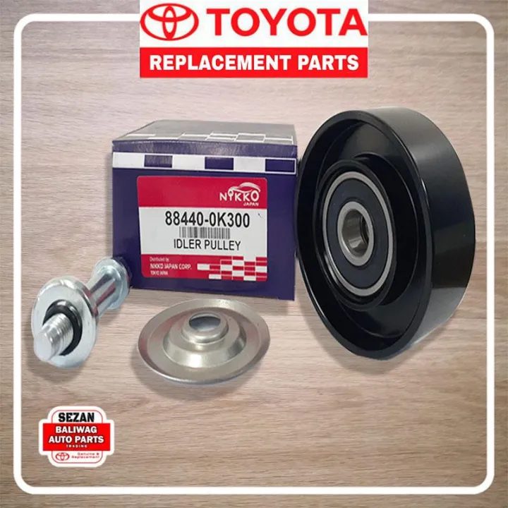 NIKKO JAPAN IDLER PULLEY TOYOTA INNOVA 2004-2016 88440-0K300 | Lazada PH