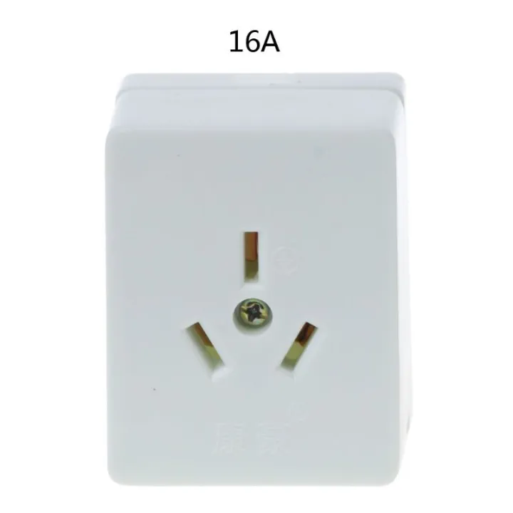 （adapter） 10A16A Electrical Wall Socket 3Pin Plug Wall Outlet Plate Panel Air Conditioner ...