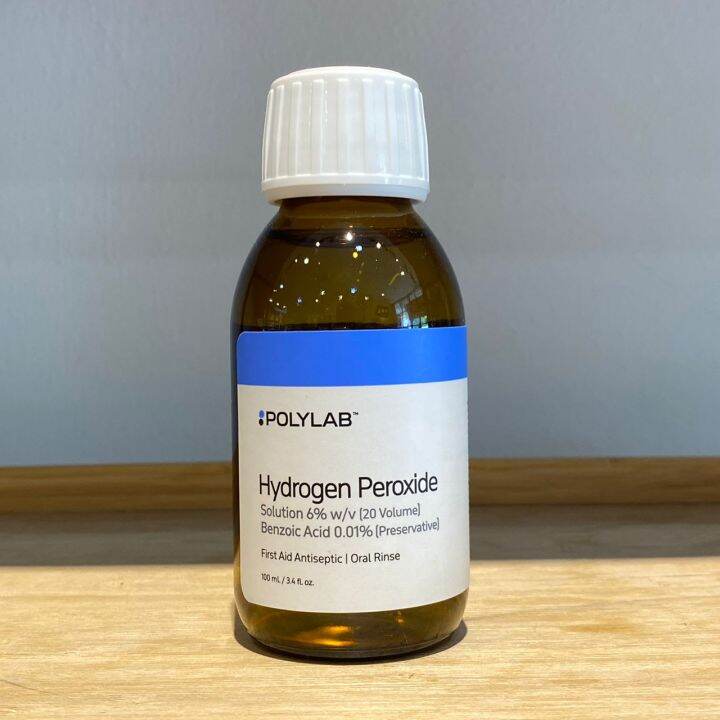 POLYLAB Hydrogen Peroxide First Aid Antiseptic | Oral Rinse 100ml | Lazada