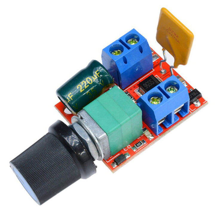 [Caquks] DC 3 6 12 24 35V 5A 90W PWM DC Motor Speed Controller Module ...