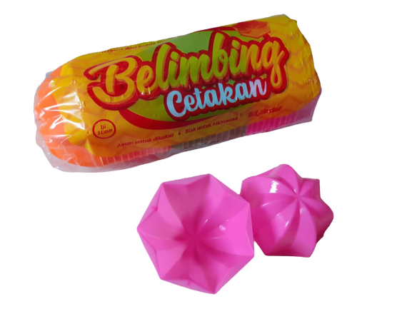 12pcs Acuan apam belimbing bolu kukus jelly Bolu Putu Ayu Starfruit ...