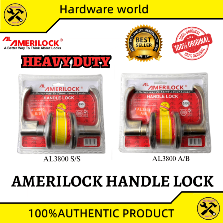 AMERILOCK HANDLE LOCK HEADY DUTY HANDLE LOCKS 2 TYPES | Lazada PH