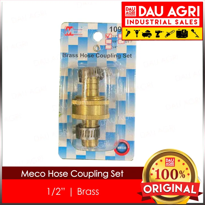 Meco Brass Hose Coupling Set 1/2" | Lazada PH