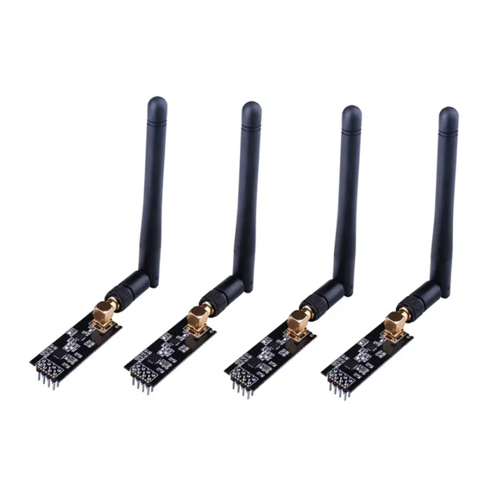 4PCS 2.4G NRF24L01+PA+LNA Wireless Module with Antenna 1000 Meters Long ...