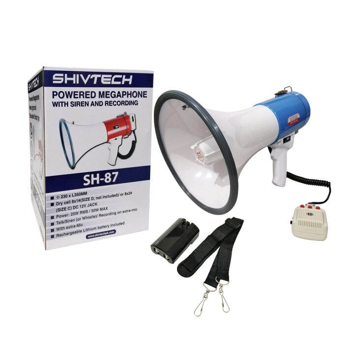SH-87 Powered Shivtech Megaphone | Lazada PH