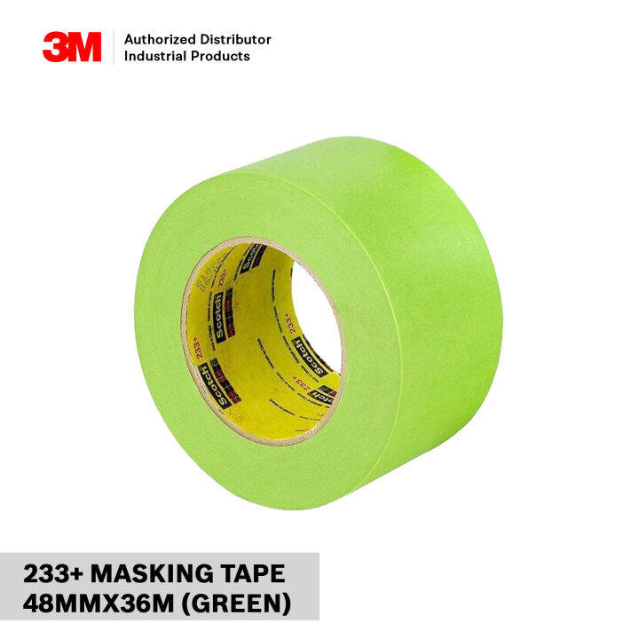3M 233 PLUS MASKING TAPE GREEN 48MM X 36M 1 PC | Lazada PH