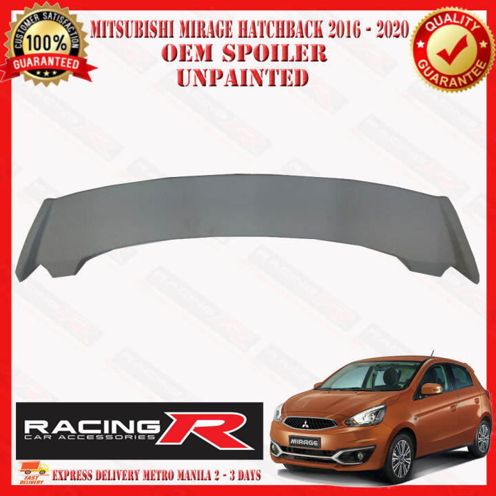 Mitsubishi Mirage Hatchback 2016-2020 OEM Spoiler without Brake Light ...
