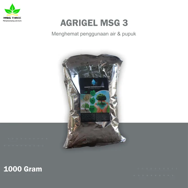 Super Absorbent Polymer SAP Hidrogel Untuk Tanaman Agrigel 1000 gram | Lazada Indonesia