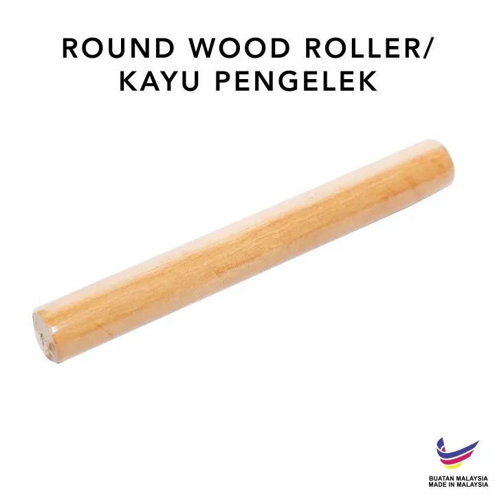 Kayu Pengelek / Dough Roller / Dumpling Skin Roller 9” / 12” / 15 ...