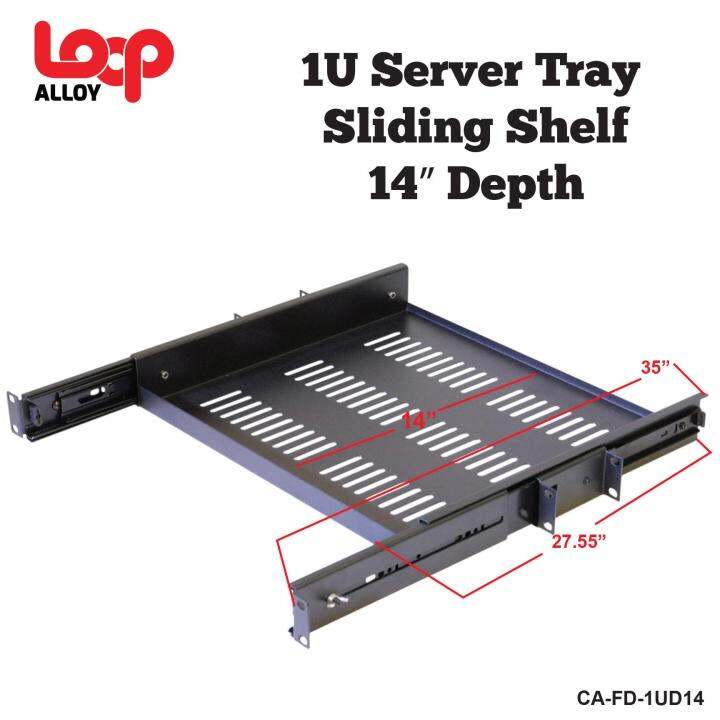 Loop Alloy 1U Sliding Server Tray 14” Depth | Lazada PH