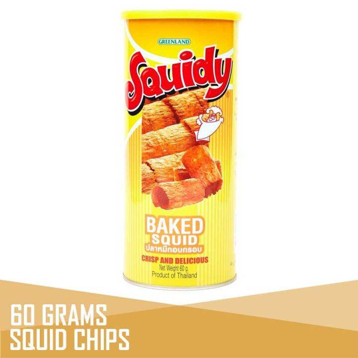 Squidy Baked Squid Snack 60g {Product of Thailand} | Lazada PH