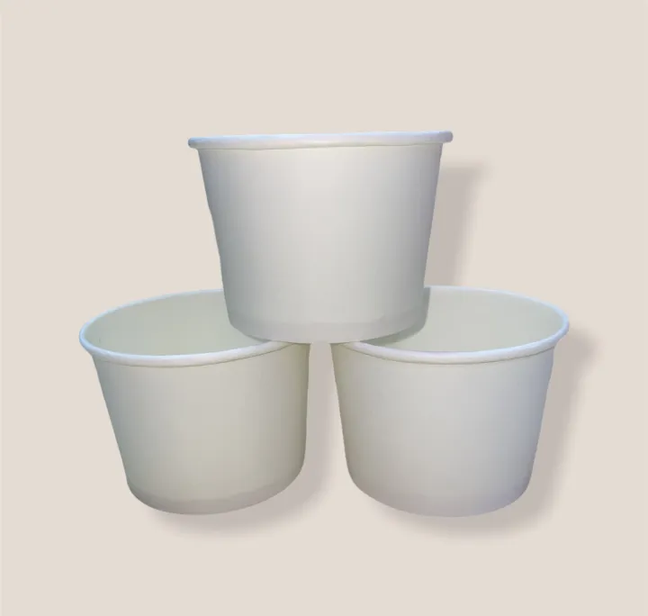 25pcs PAPER BOWL 320cc, 390cc, 520cc, lids Brand: Happybee | Lazada PH