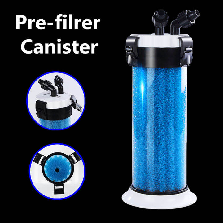 Atman External Aquarium Sponge Filter Canister QZ30 Fish Tank Prefilter ...
