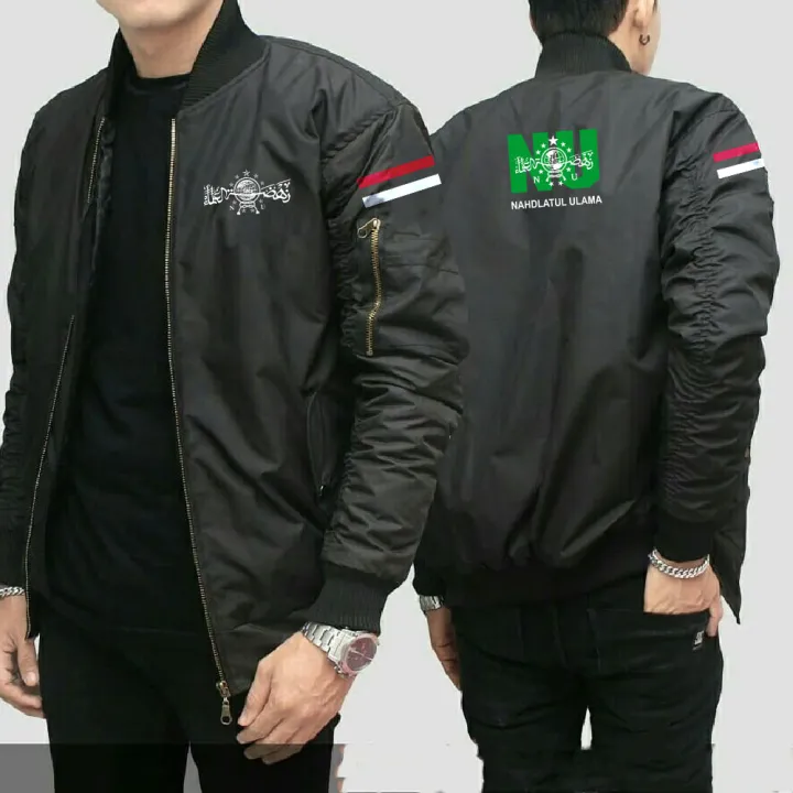 JAKET BOMBER NAHDLATUL ULAMA NU / JAKET SANTRI INDONESIA / SANTRI NU ...