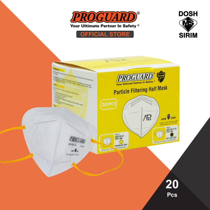 Proguard AER Foldable Particulate Respirator - FFP2 (Earloop Type ...
