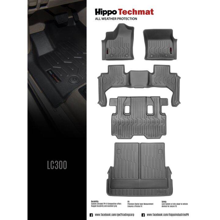 ღToyota Land Cruiser LC300 3 Rows - Hippo Techmat Pro♬ | Lazada PH