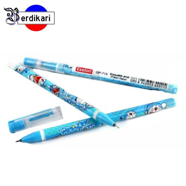 Pulpen Bisa Dihapus Erasable Pen Doraemon Eselon GP 715 | Lazada Indonesia