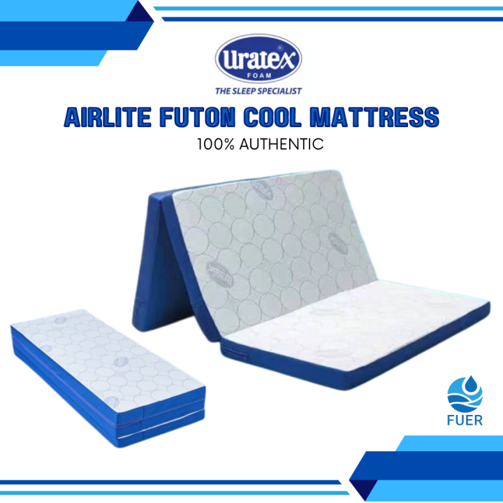 Uratex Airlite Futon cool Mattress Trifold 100% Original 3inches thickness | Lazada PH