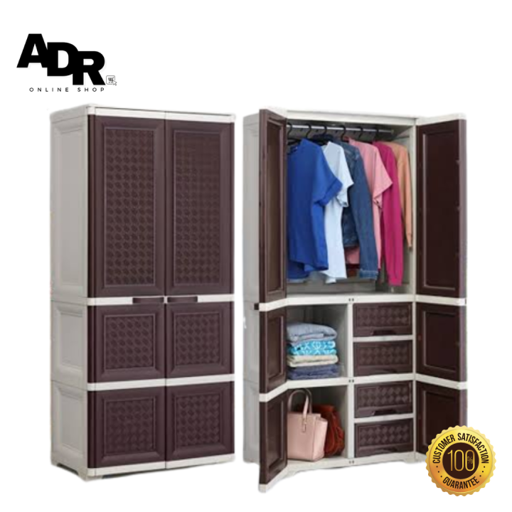 ADR Zooey Mahogany Rattan Cabinet | Lazada PH