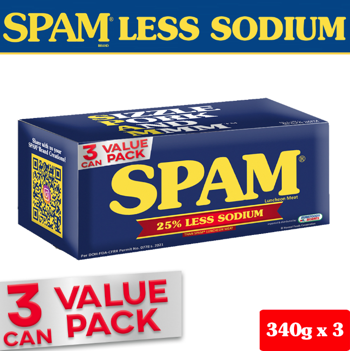 Spam Value Pack Less Sodium | Lazada PH