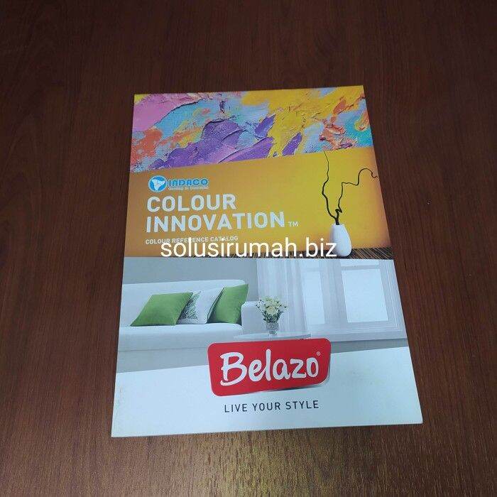 KATALOG CAT INDACO BELAZO 36 HAL CAT TEMBOK BUKU WARNA KARTU COLOR CAR ...