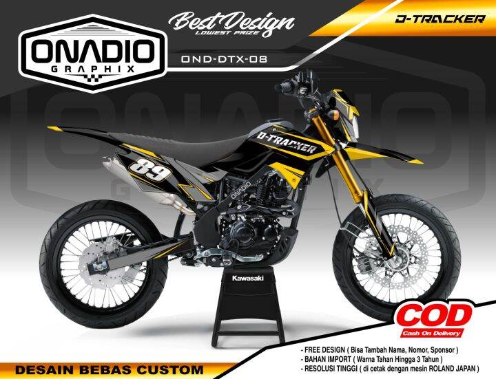 DECAL STICKER DTRACKER SUPERMOTO - stiker dekal full body DTRACKER ...