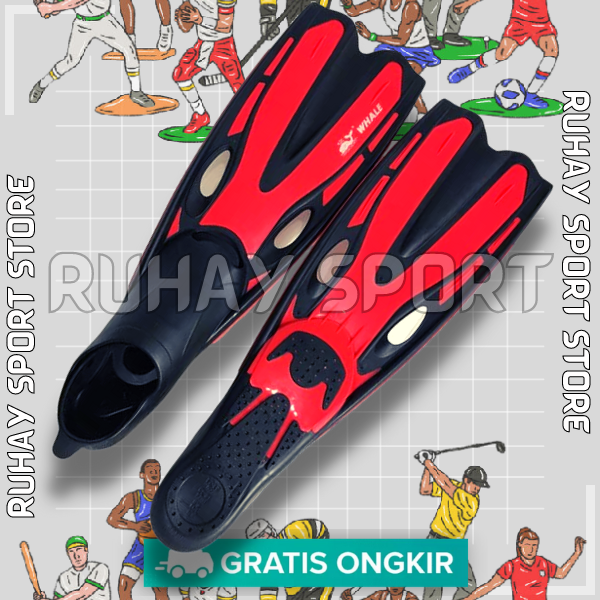 KAKI KATAK / SEPATU KATAK / FIN SEALS/WHALE Peralatan Diving ...