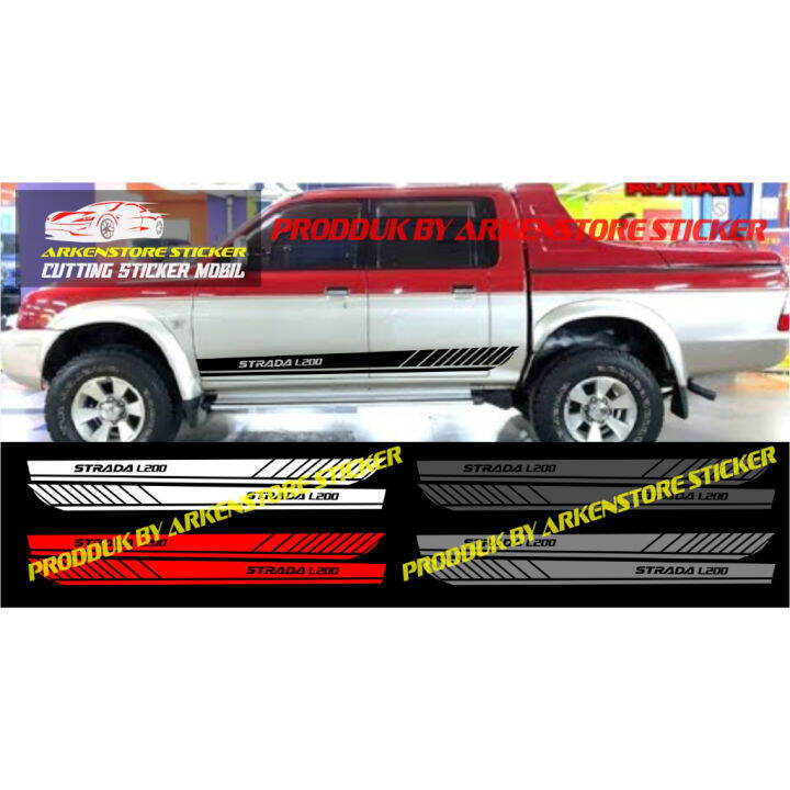sticker strada l200 triton cutting sticker list mobil mitsubishi strada ...