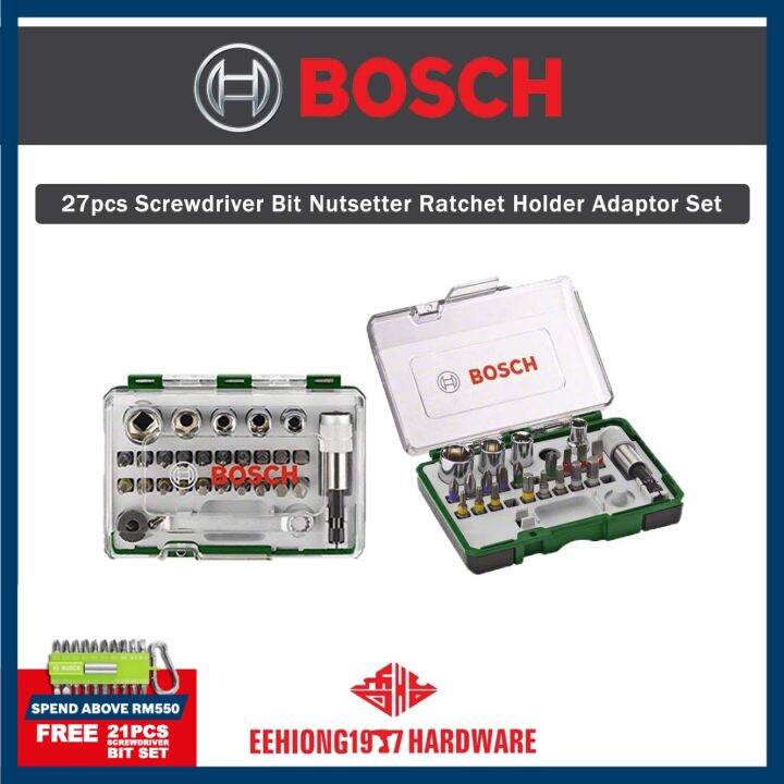 EEHIONG1977 Bosch 2607017160 27pcs Ratchet Screwdriver Bits Set Ratchet ...