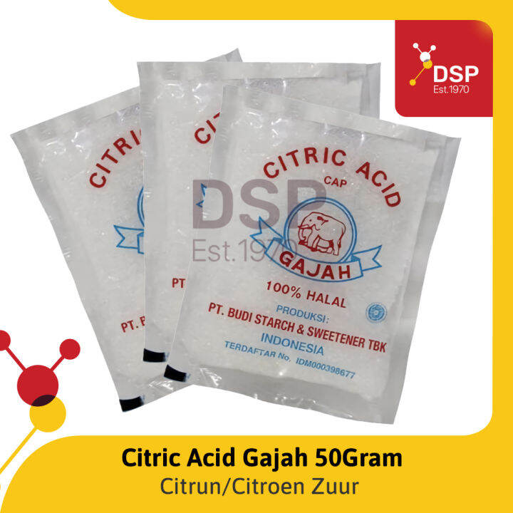 Citrun Gajah Atau Citric Acid, Citroen, Asam Zuur Cap Gajah Ex. Lokal ...