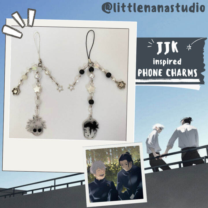 【Fashion】 Gojo and Geto inspired phone charm littlenanastudio | Lazada PH