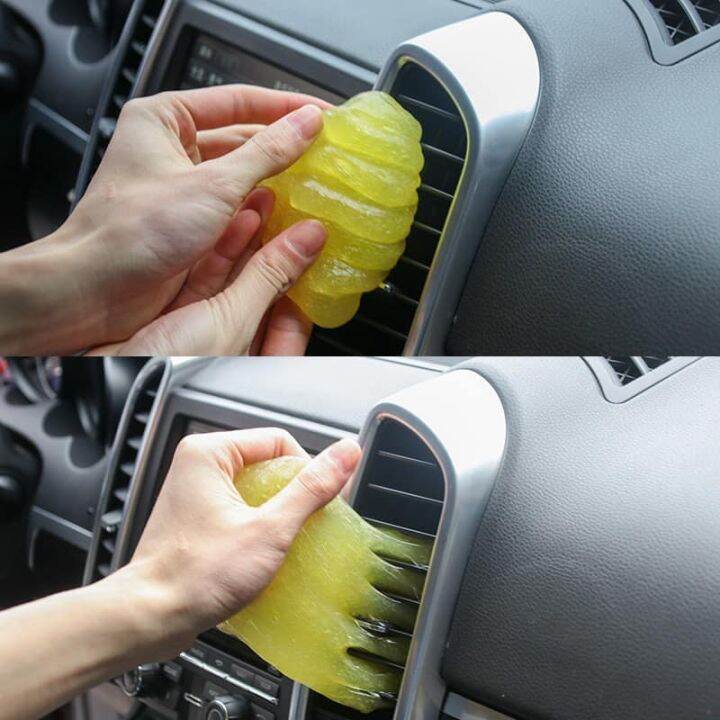Cleaning Slime Cleans Dust from plastic Keyboard and Computer and ...