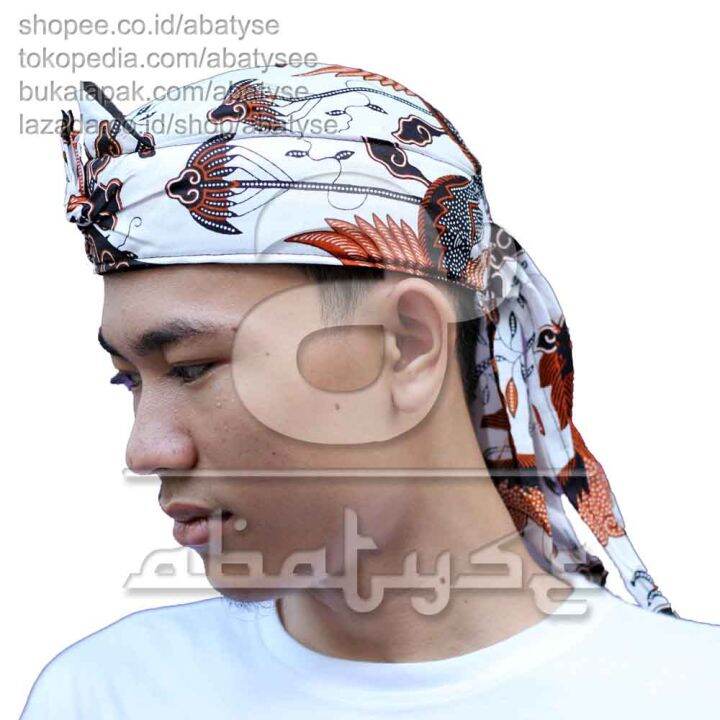 Iket Sunda Batik Cirebon - Blangkon Bendo Ikat Iket Praktis Motif Keratonan - Ikat Iket Totopong ...