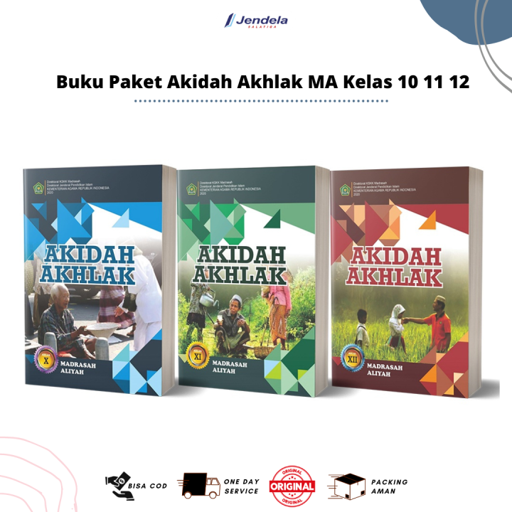 Buku Paket Akidah Akhlak MA Kelas 10 11 12 - Buku Akidah Akhlak Madrasah Aliyah | Lazada Indonesia