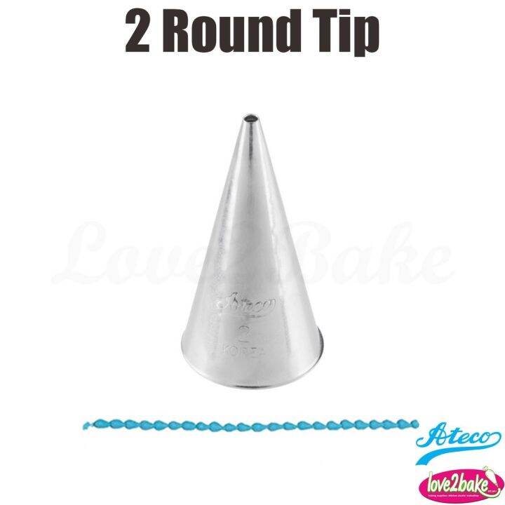 Ateco Plain Piping Tip 2 (Small) | Lazada PH