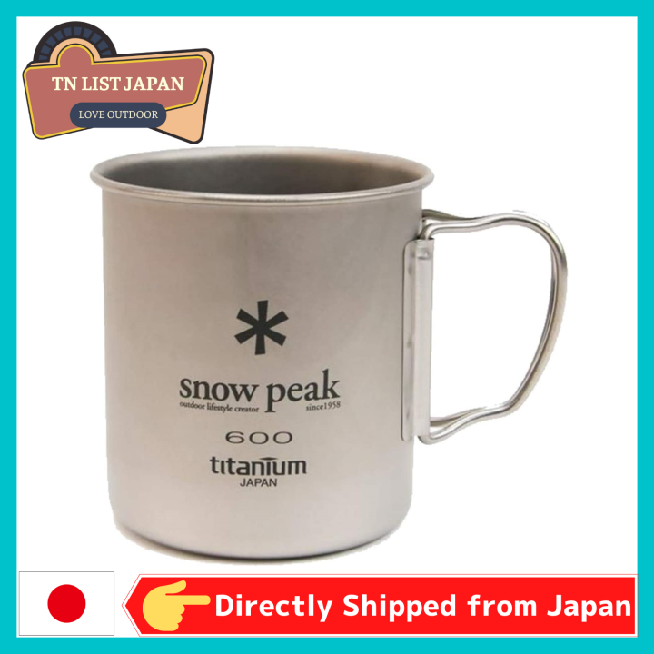 Pengiriman Langsung dari Japan】 Snow Peak Titanium Single Mag 600 Mg-044r, Merek Outdoor Jepang ...