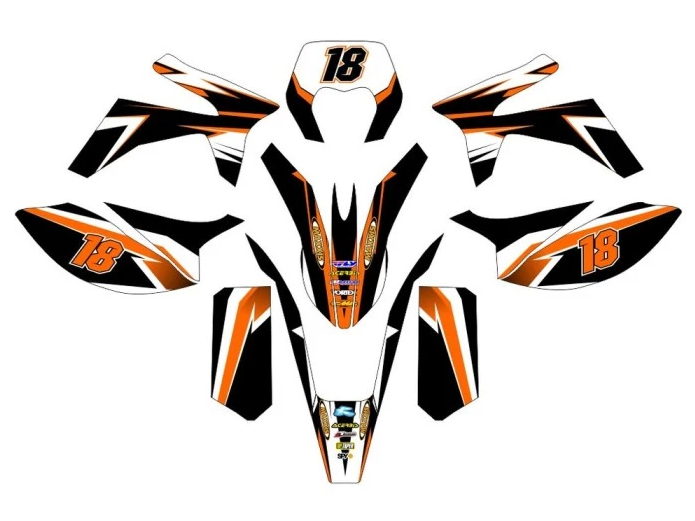 STICKER DECAL VIAR CROSS X 150 CUSTOM DESIGN | Lazada Indonesia